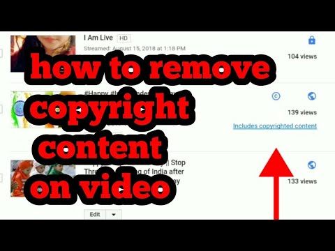 How to remove Copyright from video - YouTube