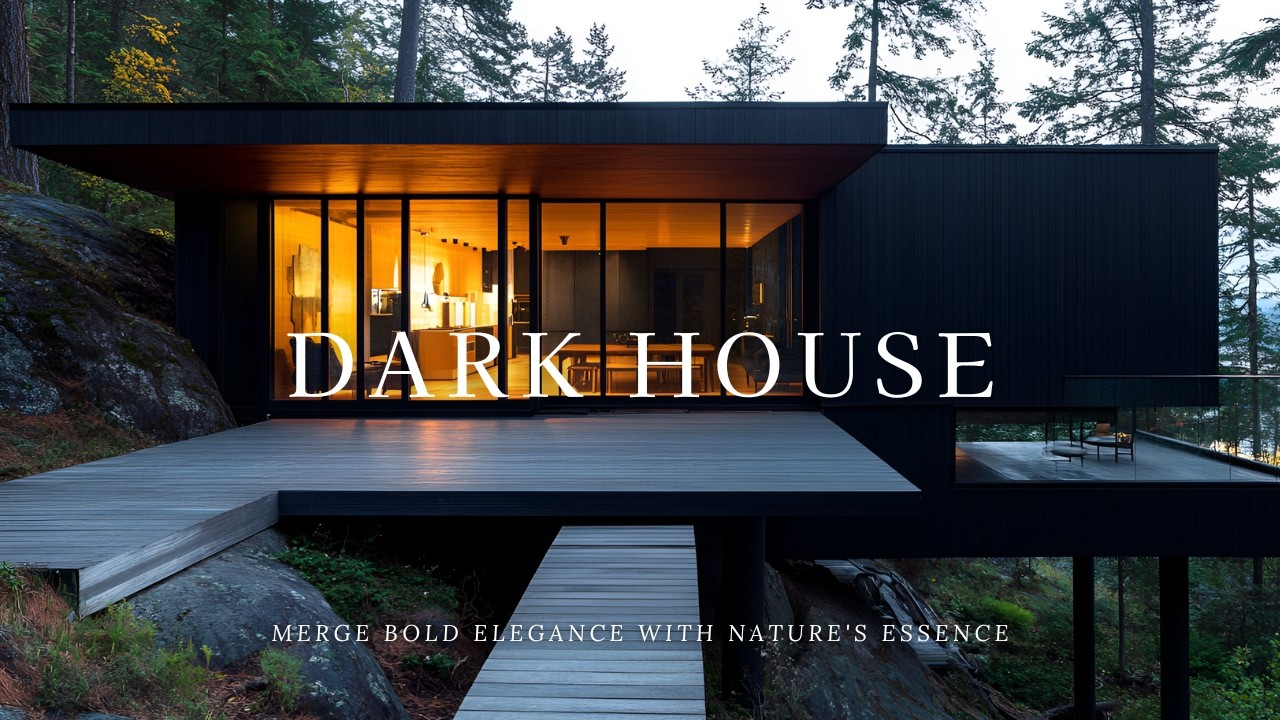 Architectural Masterpieces: Dark House Designs Merging Elegance with ...