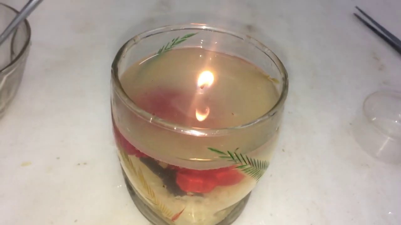 Easy water candle tutorial - YouTube