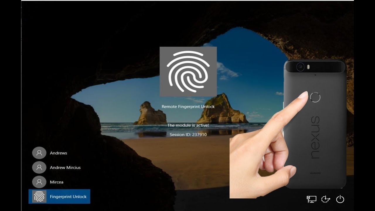Remotely Unlock Your Windows PC via Fingerprint Scanner on Android ...