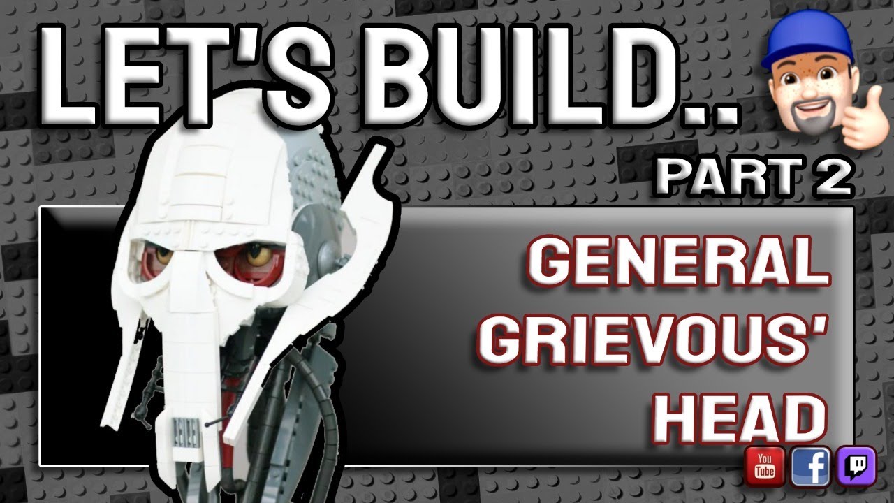 Let's Build General Grievous' Head Moc pt2 #StarWars #Lego #notLego ...