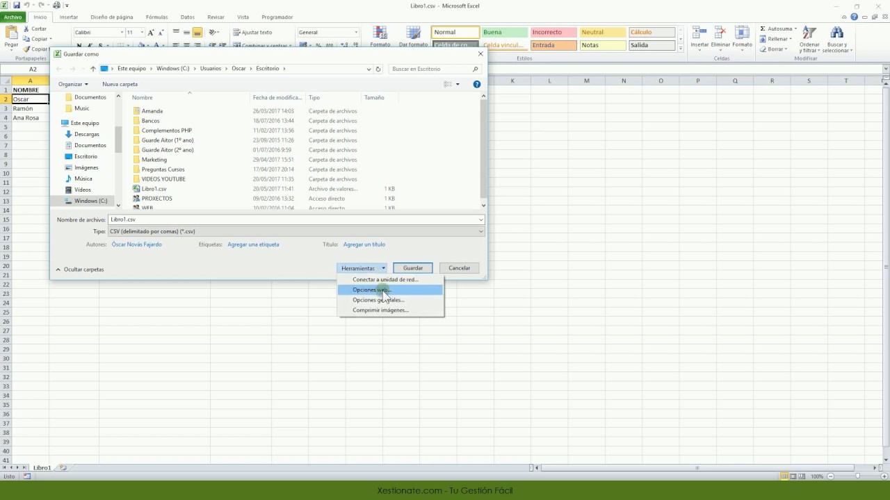Tips Excel Exportar A CSV En UTF 8 YouTube Tips Excel Exportar A CSV En UTF 8 YouTube