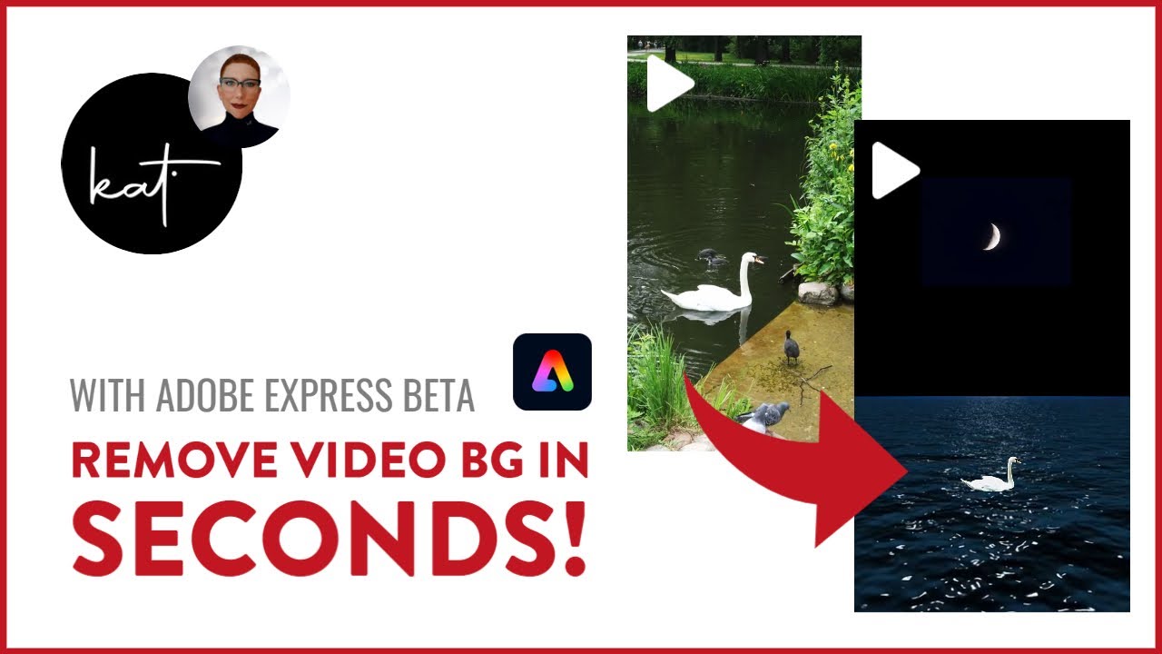 How To Trim & Remove Backgrounds in Adobe Express Beta for Videos - YouTube