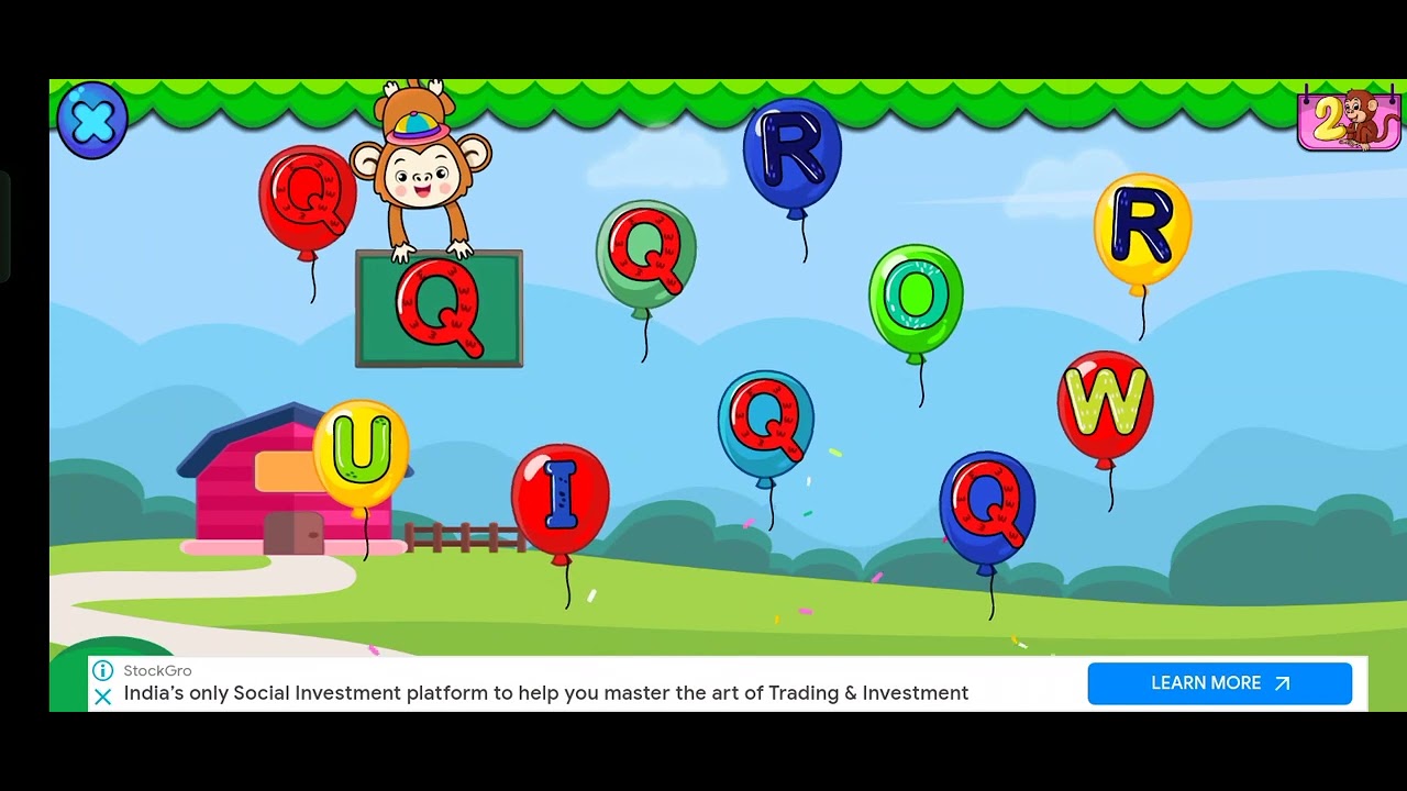 balloon popping video | Alphabet learning video - YouTube