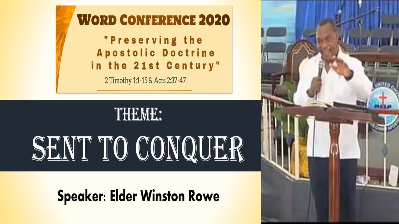 Bethel Word Conference 2020 April 16, Message by Elder Winston Rowe ...