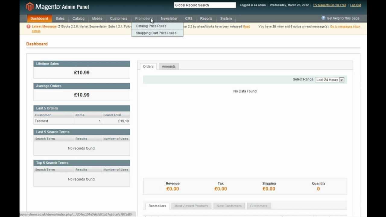How to add promo codes & coupons in Magento - Magento Video Tutorials from Opace - YouTube