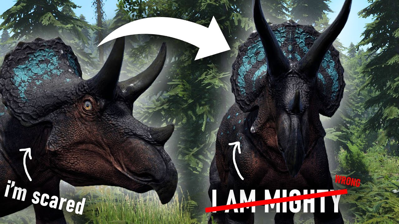 Growing a Triceratops on The Isle | Never again... - YouTube