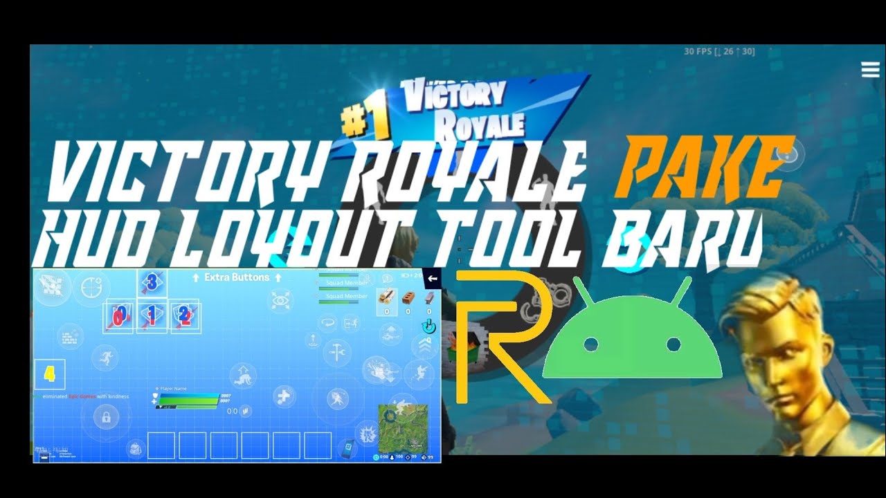 VICTORY ROYALE PAKE HUD LAYOUT TOOL BARU - YouTube