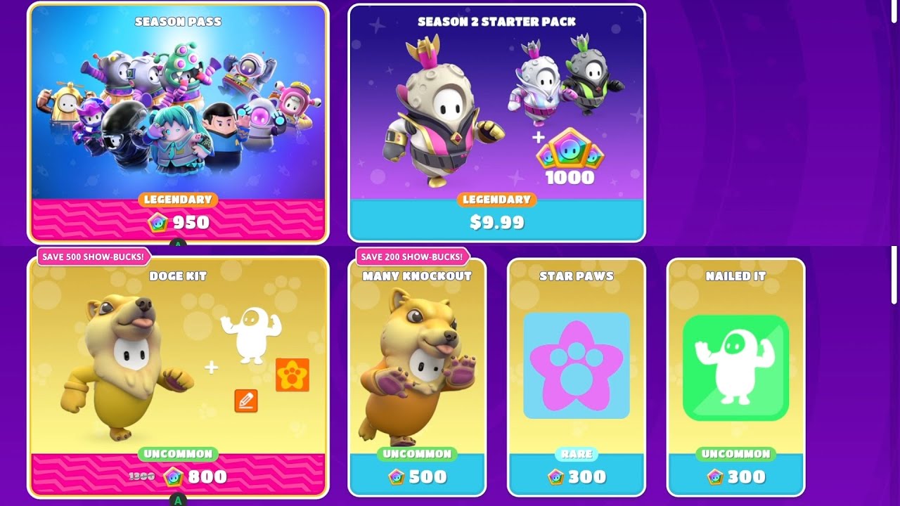 Fall Guys - Daily Item Shop - Sep. 15, 2022 - Season 2 Content is Here ...