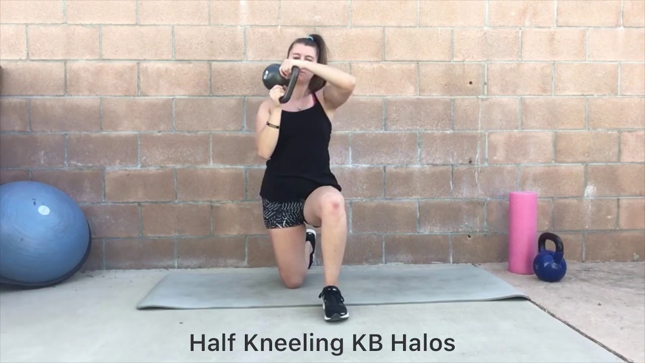 Infinity Training-Half Kneeling KB Halos - YouTube