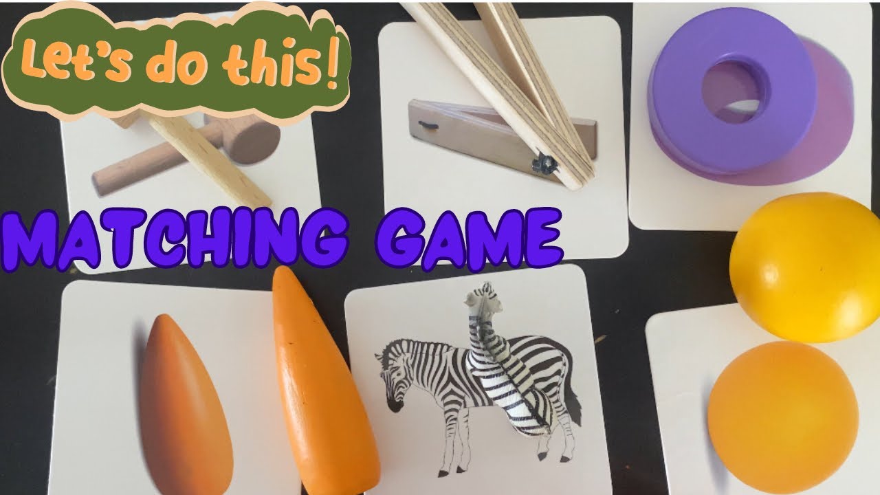 Matching Activity for Nursery | Matching activity for Preschool ...