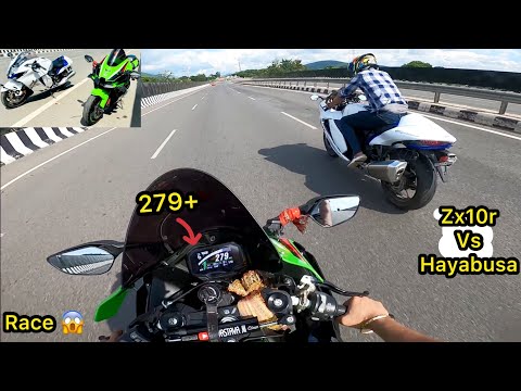 Hayabusa 2023 vs Zx10r Race 🏁😱  Ye Nahi Socha Tha 😱