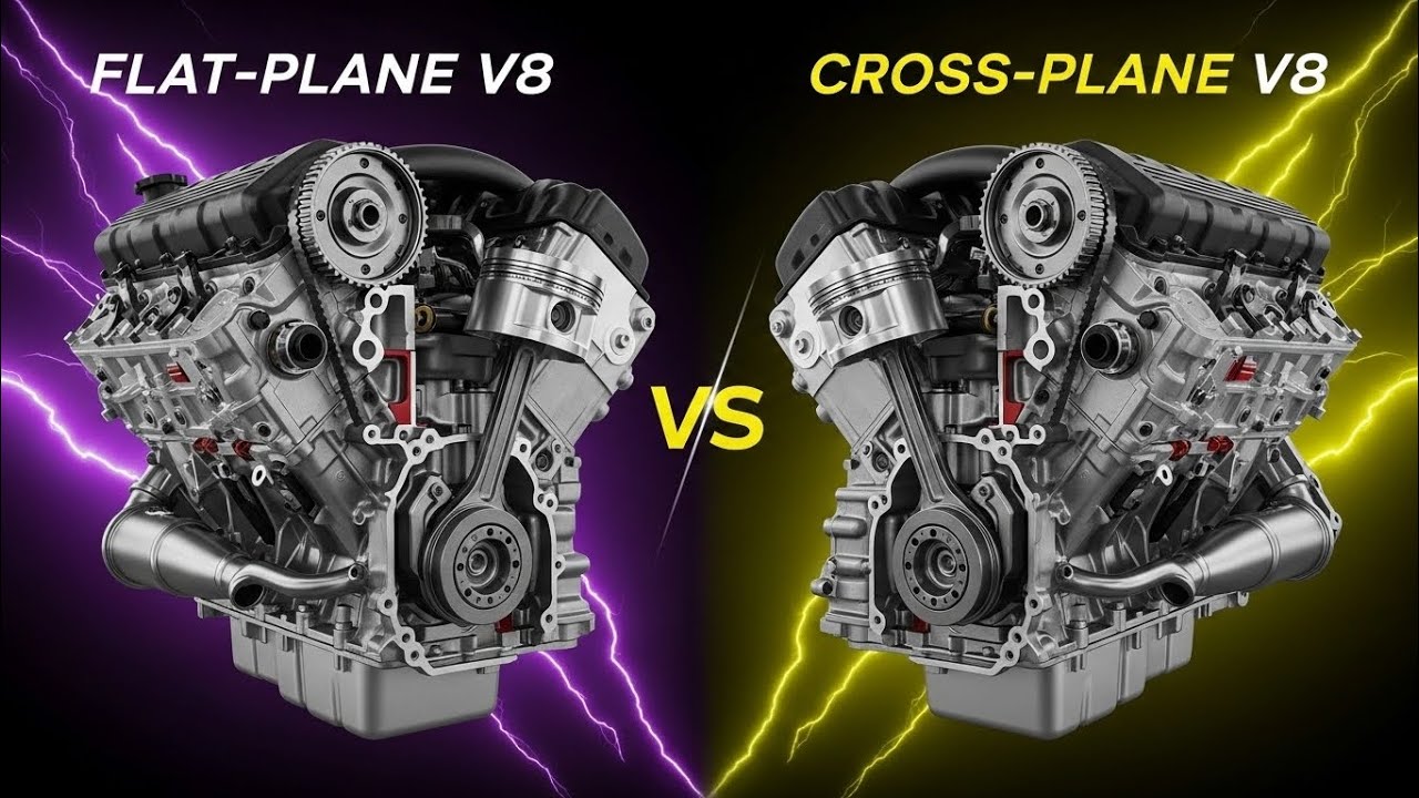 Flat vs Cross-Plane V8: The Science Explained - YouTube