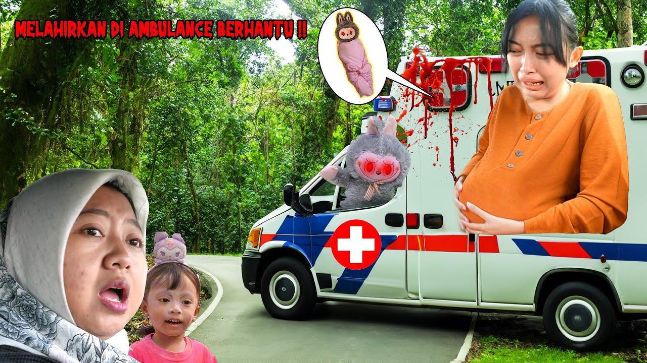 IBU HAMIL DICUL1K AMBULANCE BERHANTU BONEKA LABUBU !! MELAHIRKAN BAYI LABUBU 😱 - YouTube