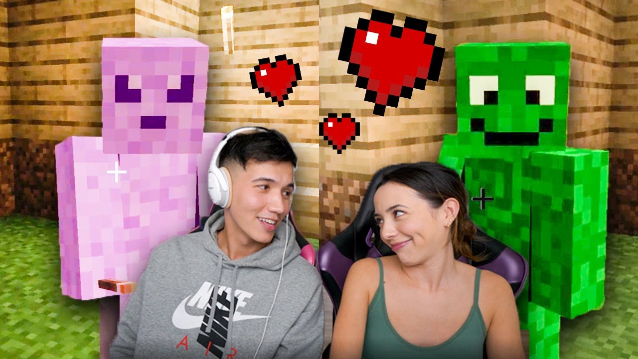 Our First Minecraft Date - YouTube