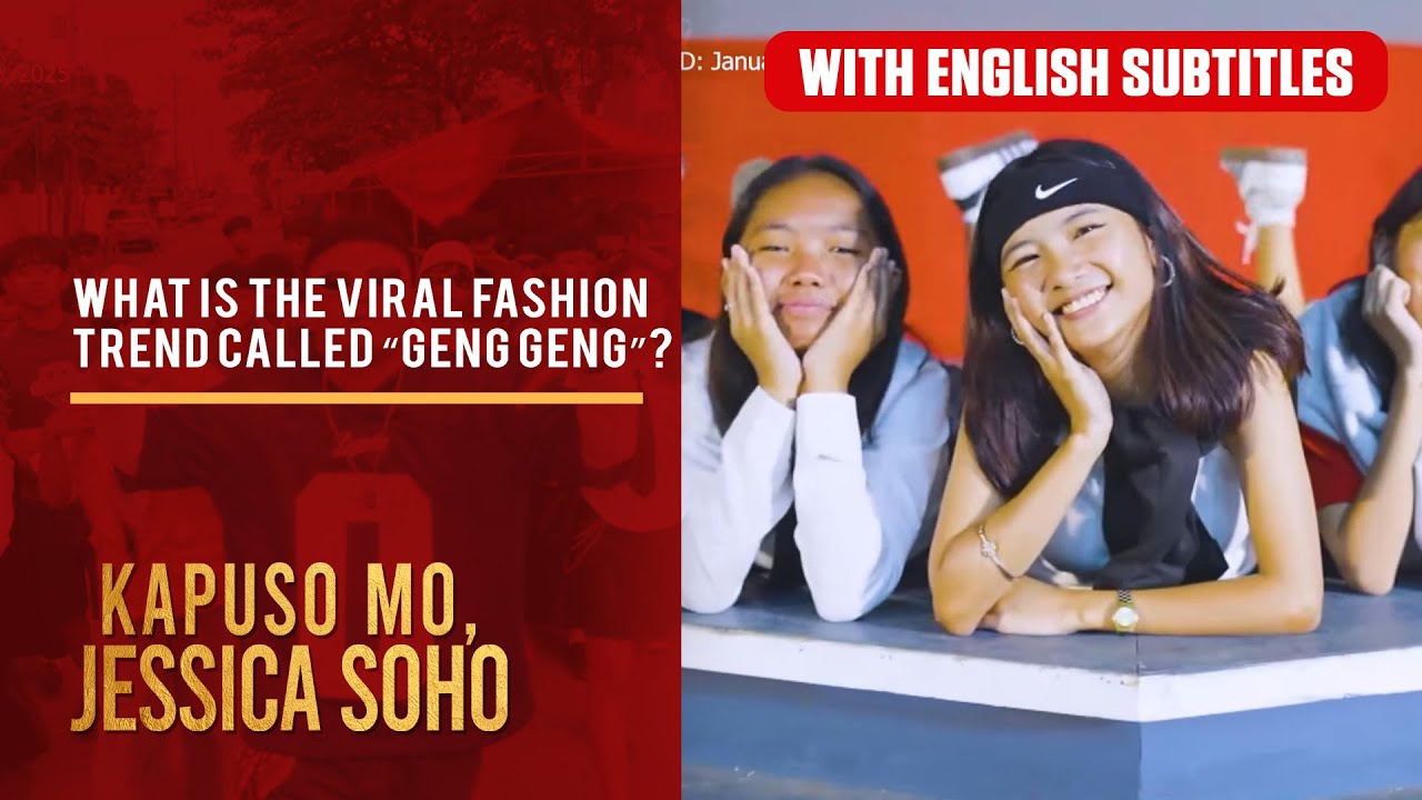 What is the viral fashion trend called “Geng Geng”? (with English subs ...