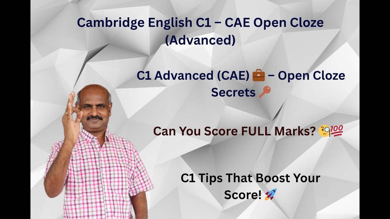 CAE Grammar & vocabulary- English Speaking - Cambridge English -open ...
