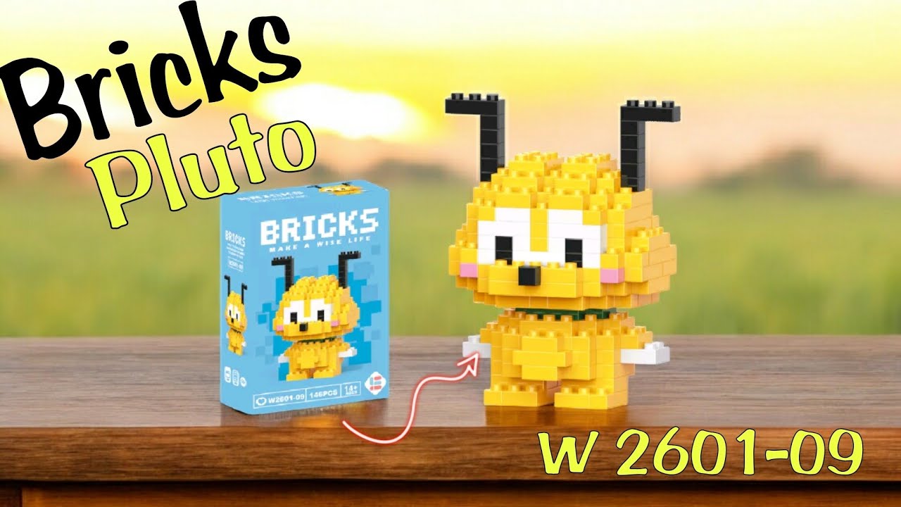 TUTORIAL MERAKIT MINI LEGO BRICKS PLUTO - YouTube