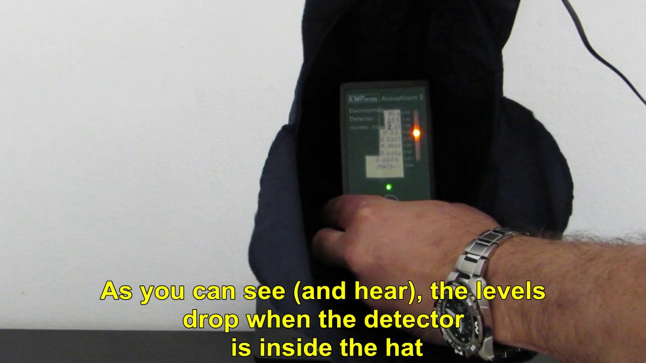 RF Tests for the RF PROTECTION PATROL LEGIONNAIRE HAT for EHS people ...