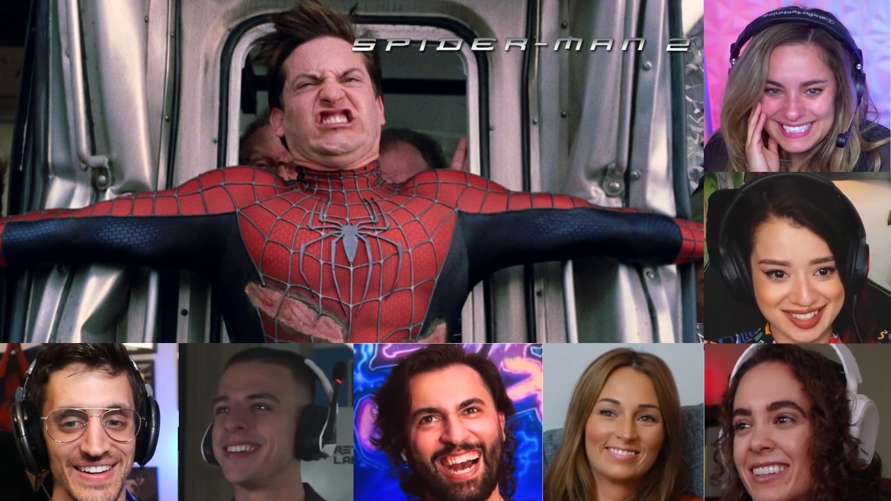 BEST "Spider-Man Stops The Train From Crashing Scene" Reactions in ...