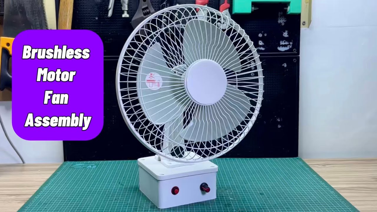 How To Assembly Brushless Motor Fan - YouTube