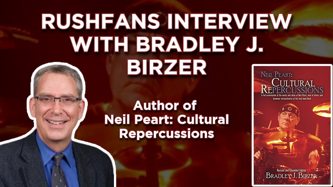 Rushfans Interview with Bradley J. Birzer, Author of Neil Peart: Cultural Repercussions - YouTube