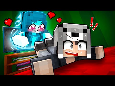 OKULDA HAYALET KIZ BANA AŞIK OLDU 😍❤️ - Minecraft