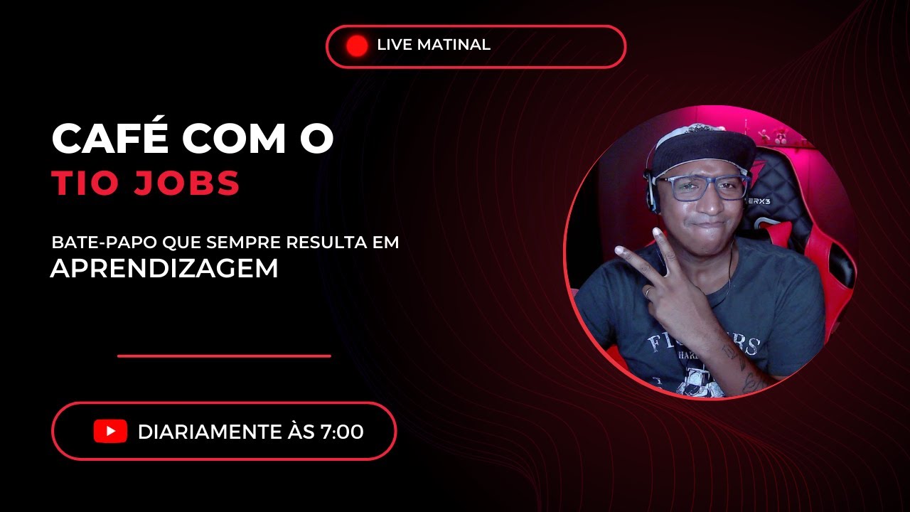 96 - Quintou subrinhada! As postagens de dicas já tá rolando! - Café com o Tio | [Live] - YouTube