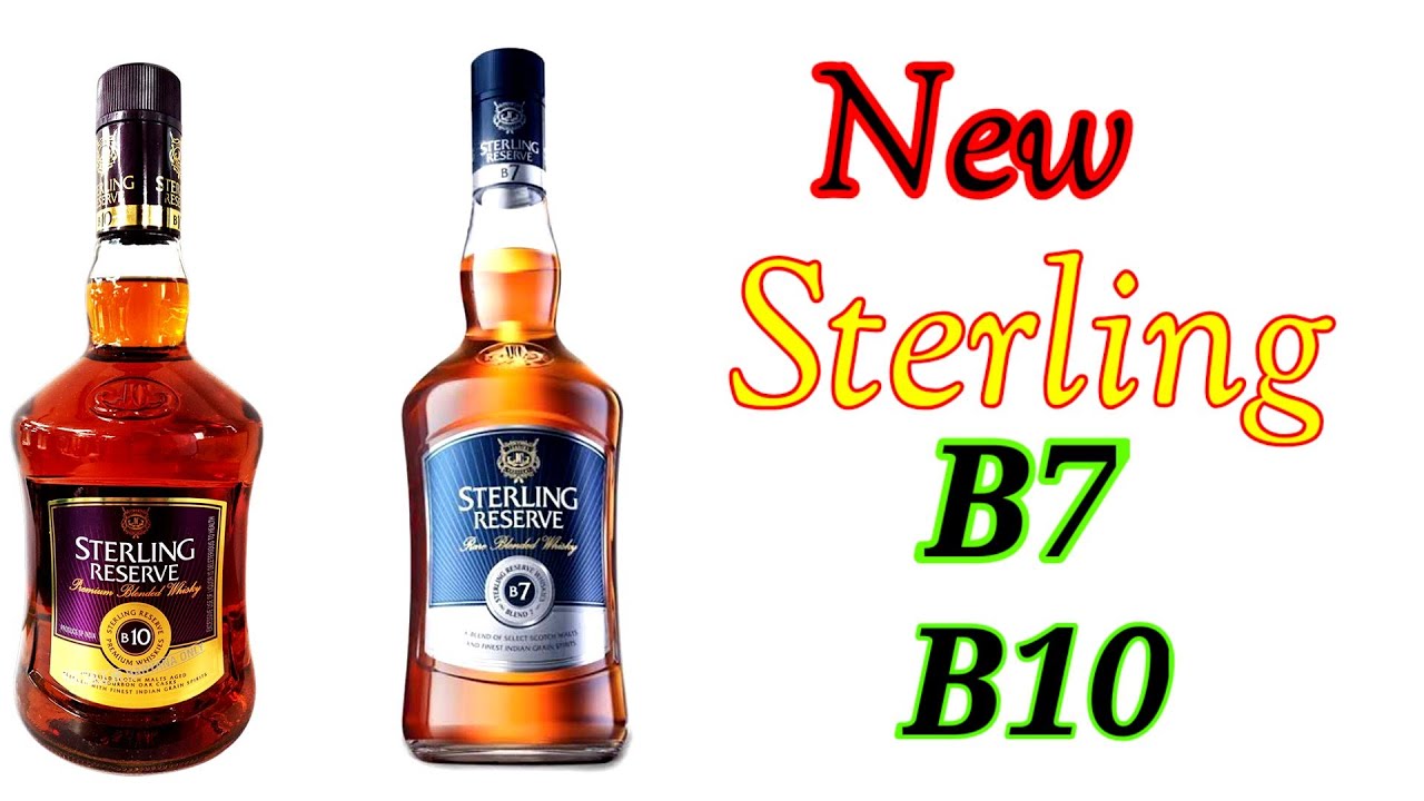 Sterling reserve B7 and B10 whisky review - YouTube