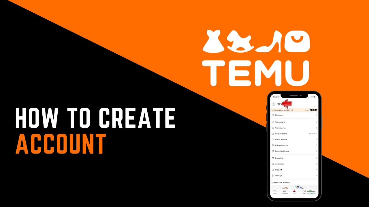 How to Create TEMU Account || How to sign up on Temu APP || Create Temu ...