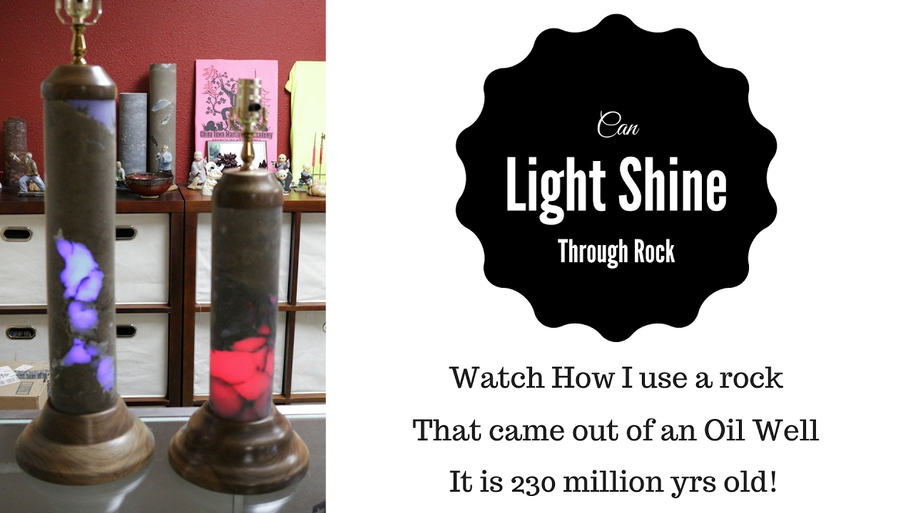 Lamps Oil Rocks / watch what happens when we put LED lights in rock ...