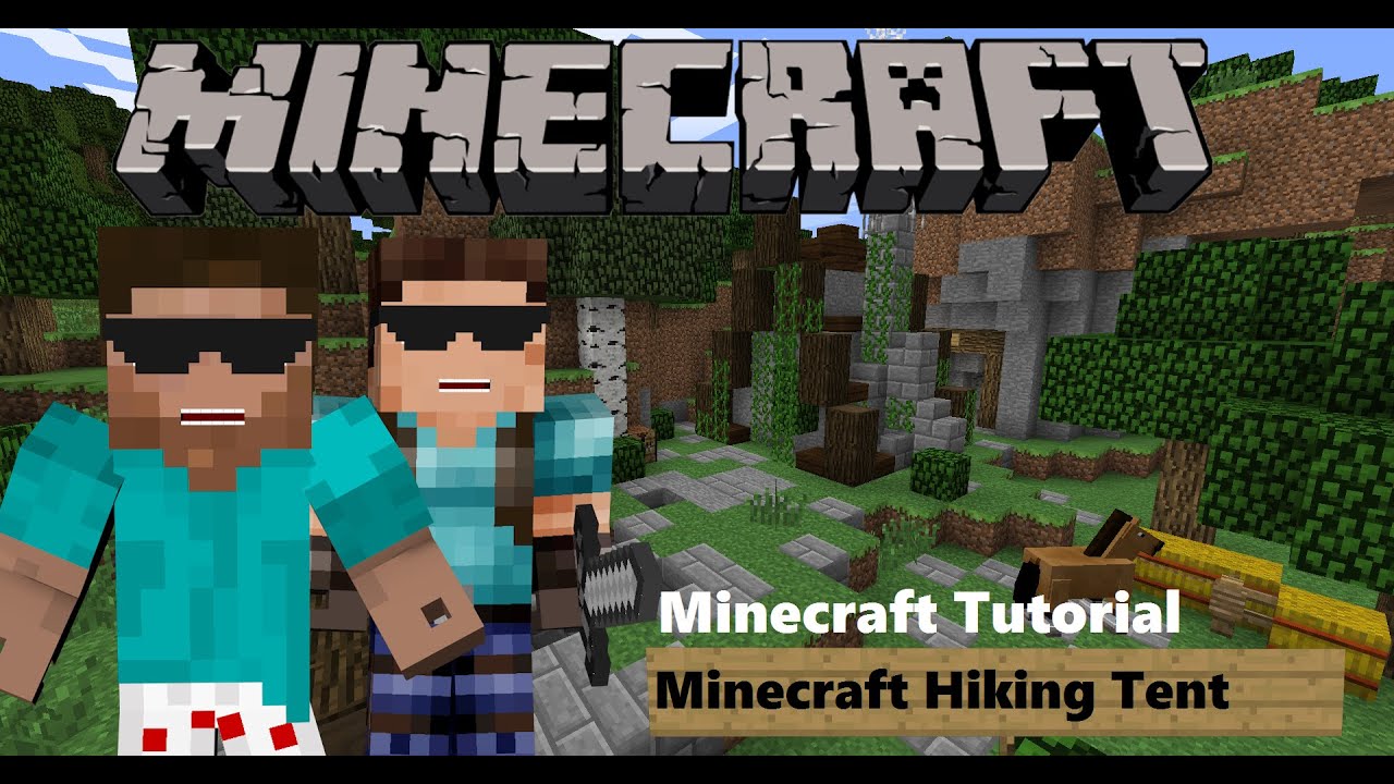 Minecraft Tutorial: Minecraft Hiking Tent 1.8.1 - YouTube