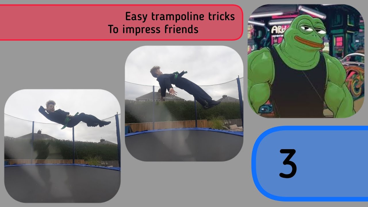 3 easy trampoline tricks To impress your friends - YouTube