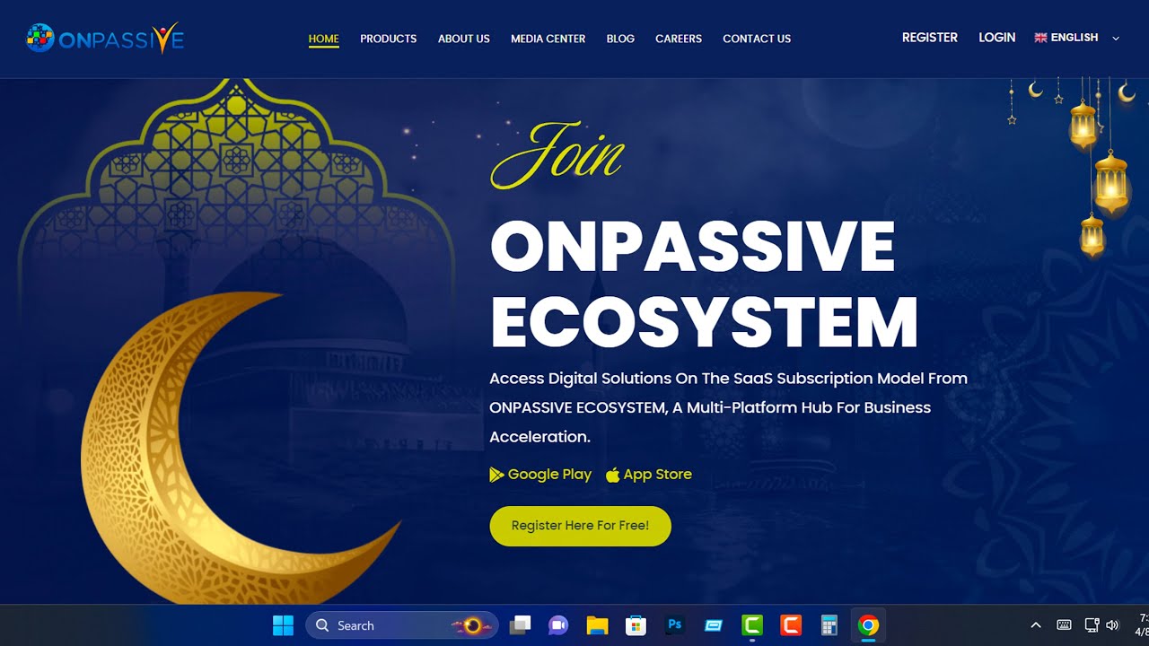 Onpassive New Website | 4/8/2024 - YouTube