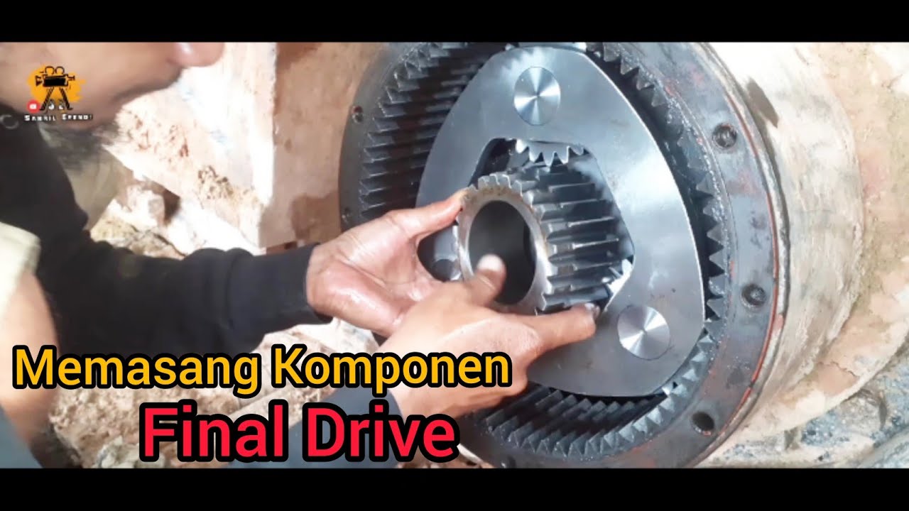 Memasang Komponen Final Drive || Alat Berat || EXCAVATOR Hitachi Zaxis ...