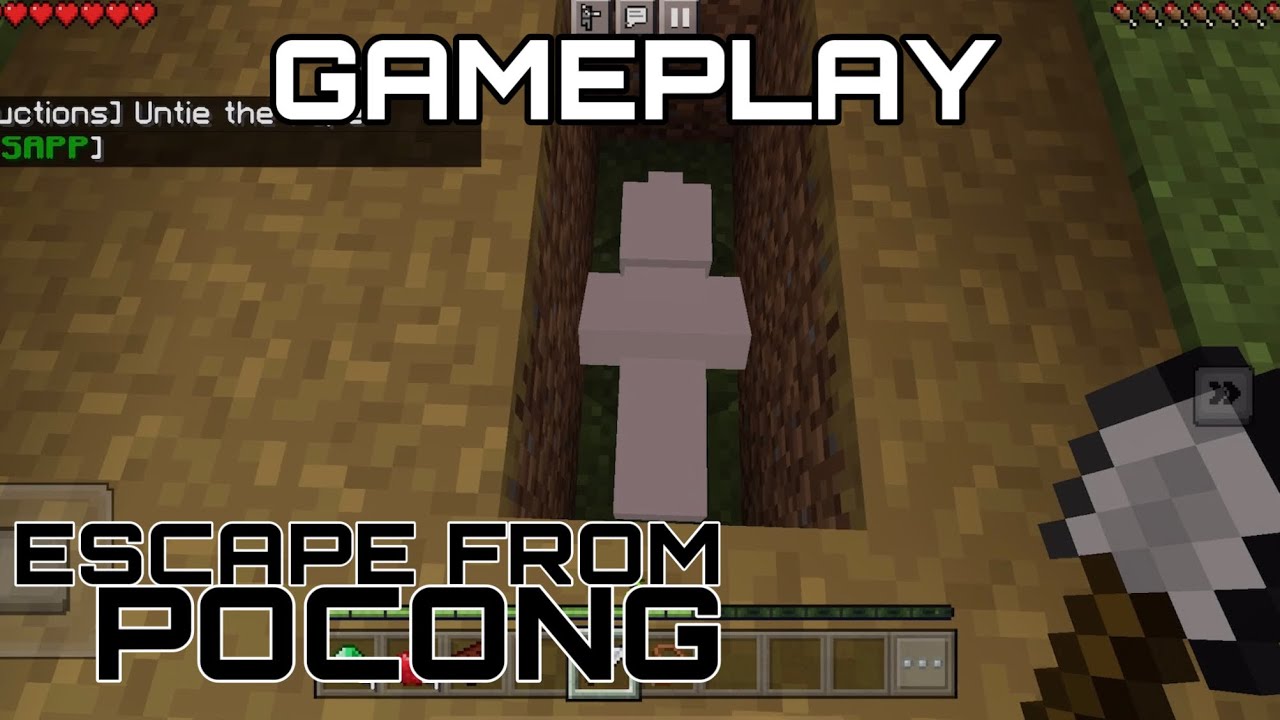 Escape From Pocong Map in Minecraft - Gameplay - YouTube
