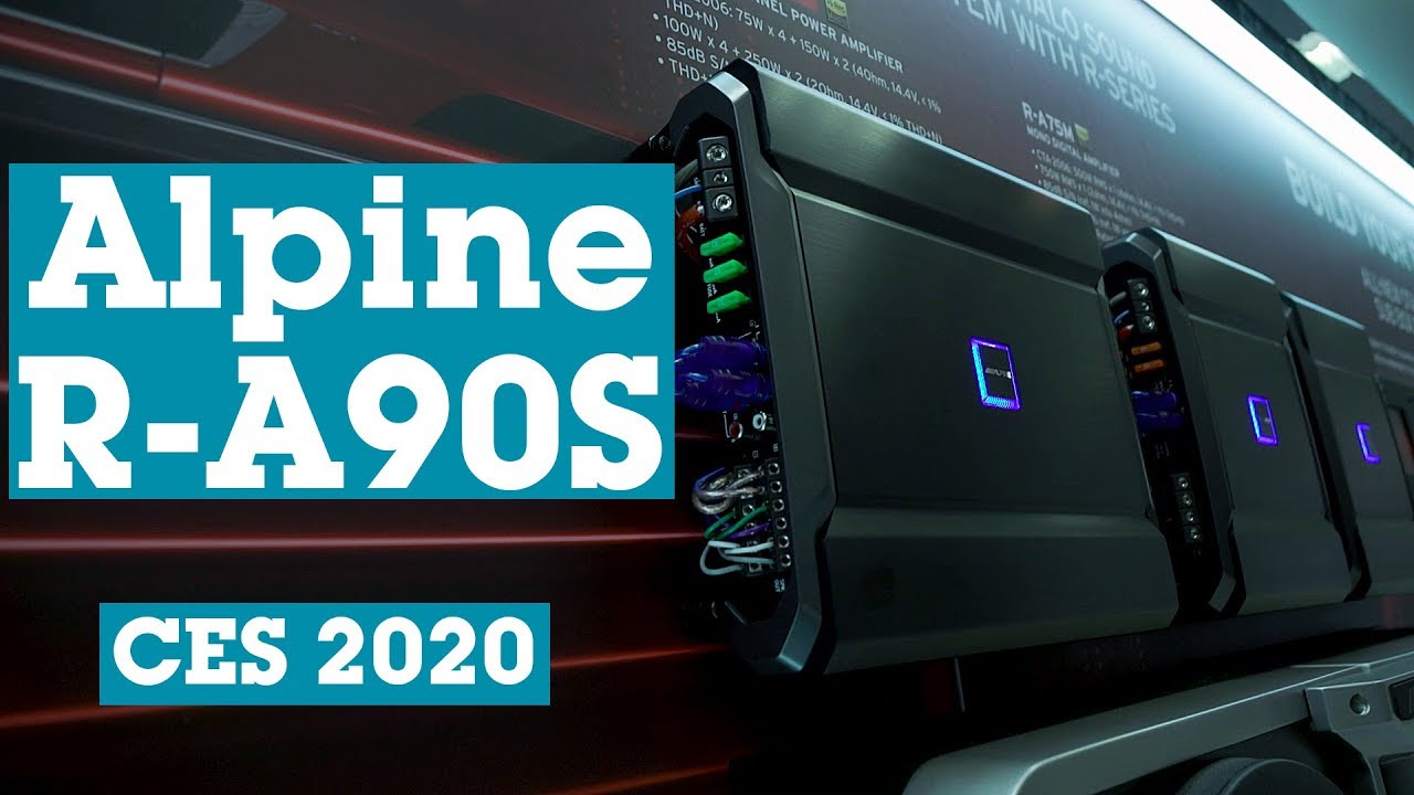 CES 2020: Alpine R-A90S 6-channel car amplifier | Crutchfield - YouTube