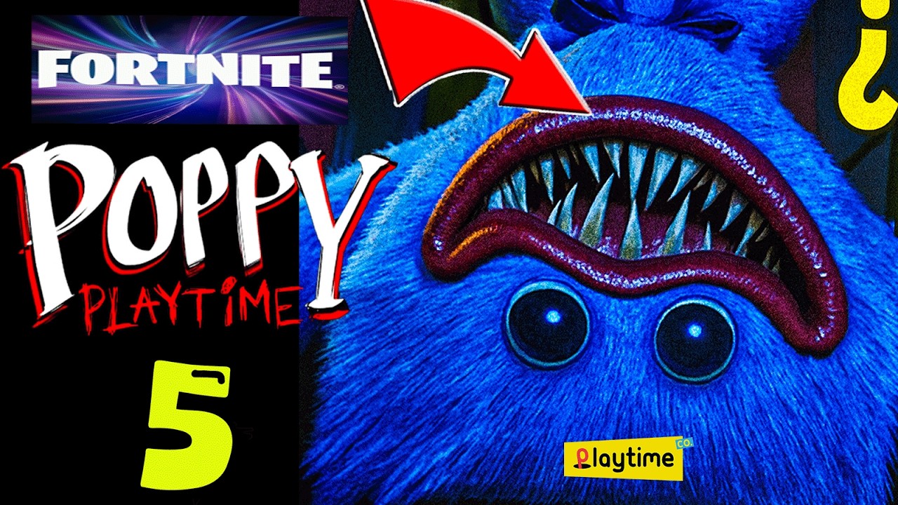 Poppy Playtime: HUGGY WUGGY se HA REVELADO en FORTNITE - NUEVO TRAILER ...
