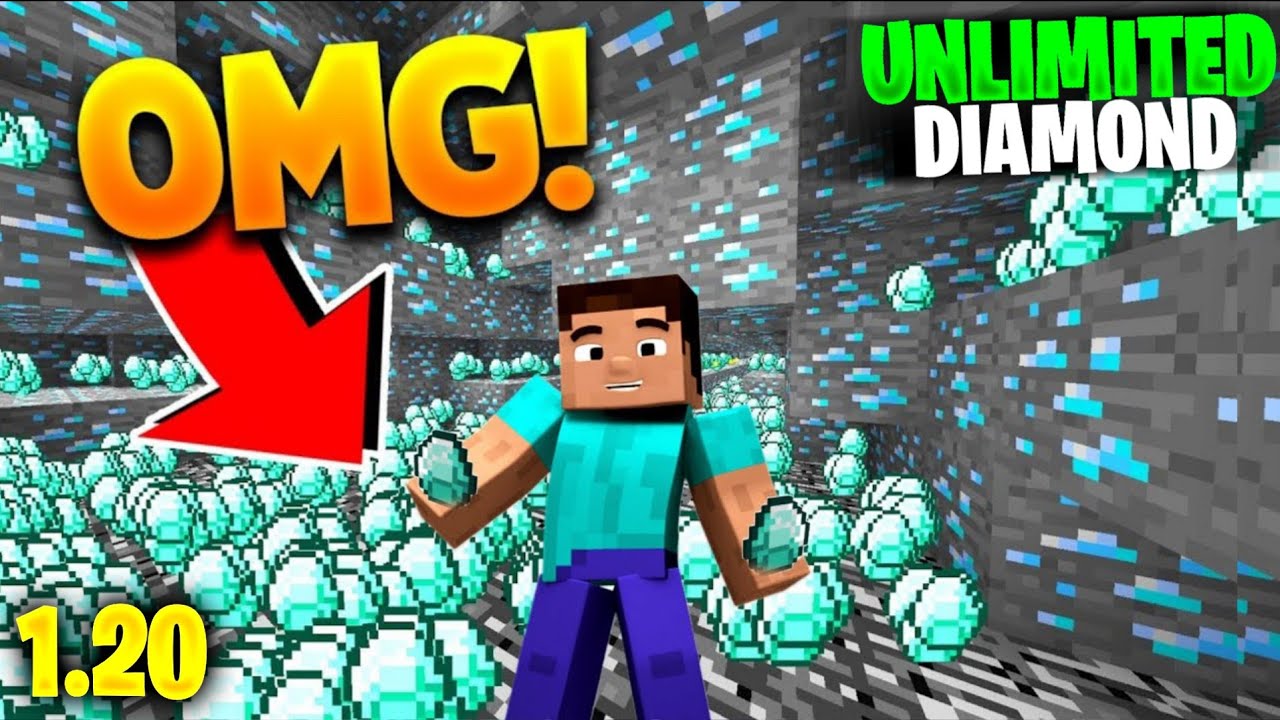 easiest way to mine diamonds in Minecraft P.E (secret trick)😵 - YouTube