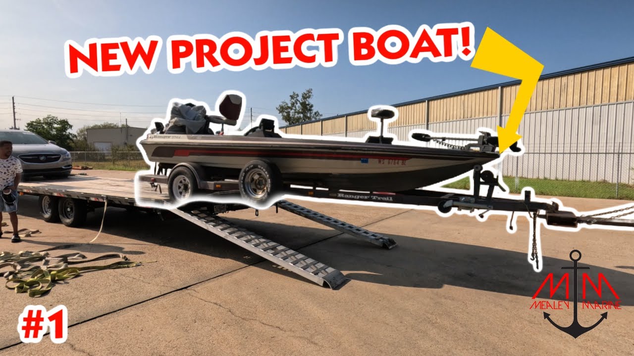 NEW project boat in the shop... and it's a big one! - YouTube