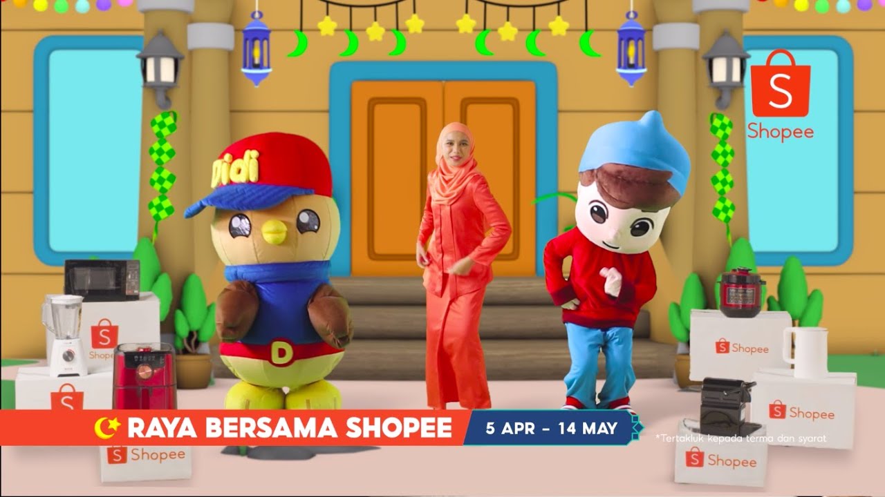 Raya Bersama Shopee (Iman Troye, Didi & Friends, Omar & Hana) - YouTube