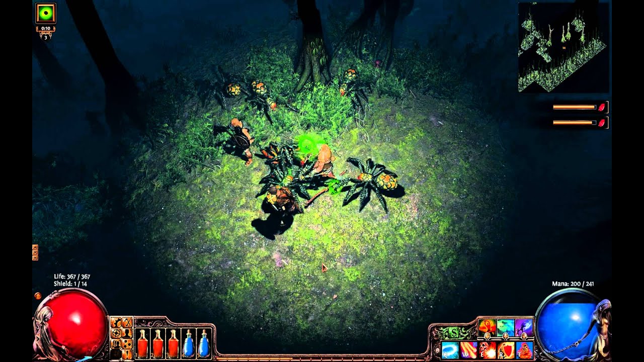 Path Of Exile 1080p Gameplay - Corpse Explosion - YouTube