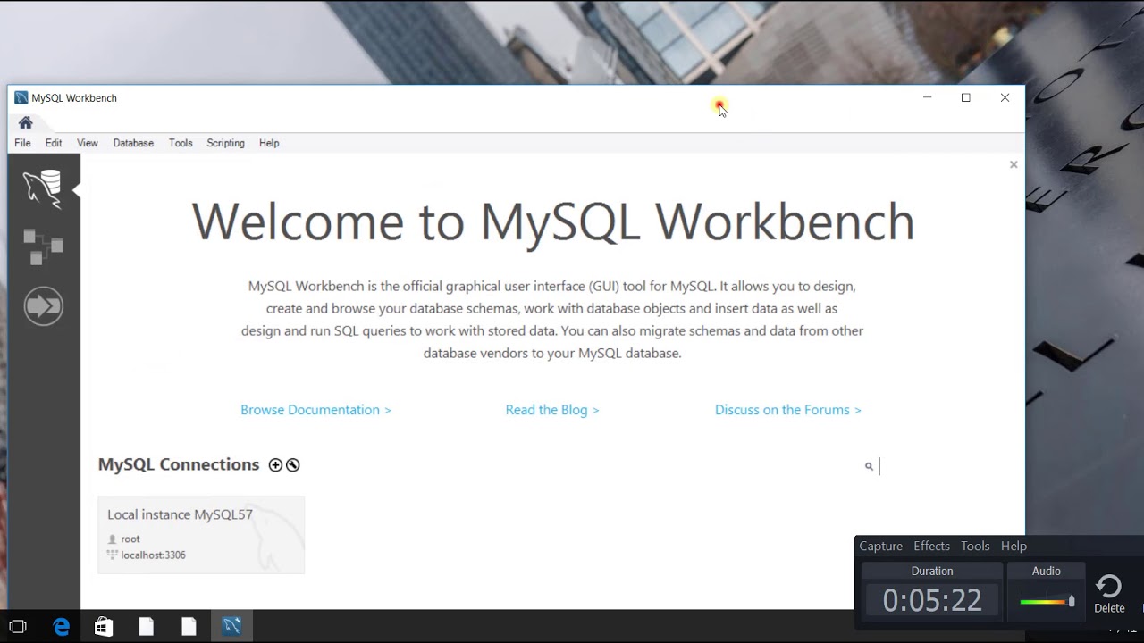 Instalando MySql Workbench 8 - YouTube
