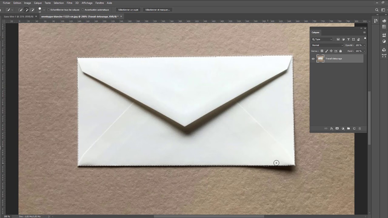Tuto detourage photoshop - YouTube