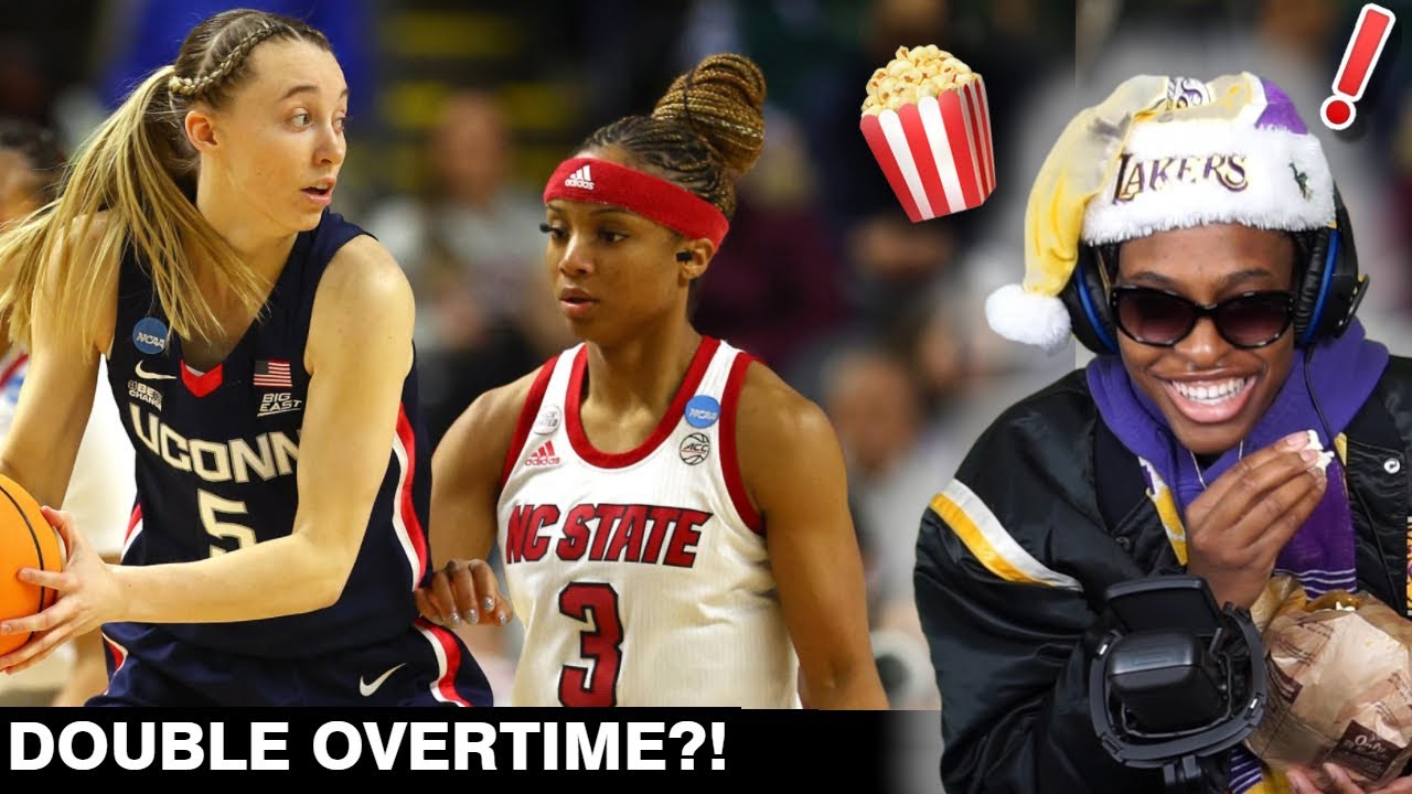 UCONN VS NC STATE WENT TO DOUBLE OVERTIME! UCONN WON BUT AT WHAT COST ...