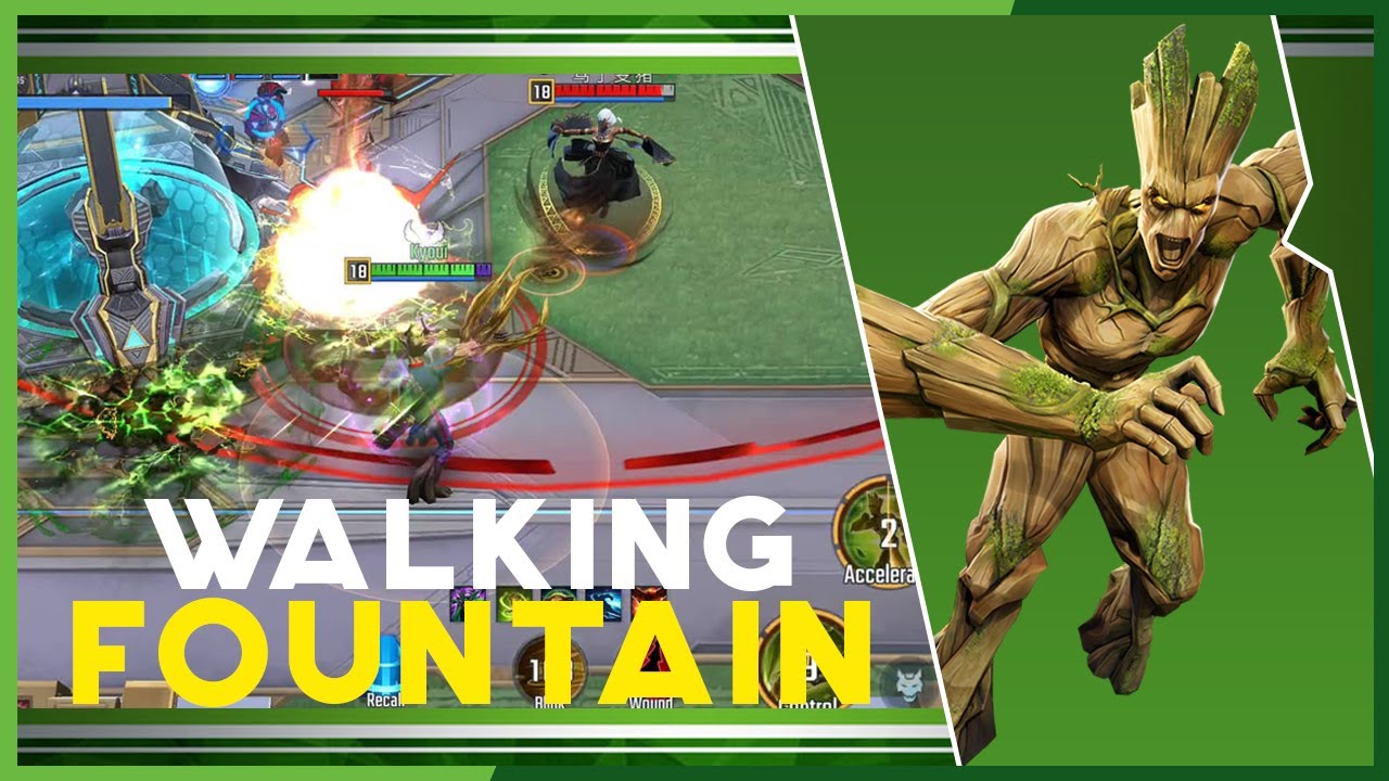 Groot's Unlimited Sustain | Marvel Super War - YouTube