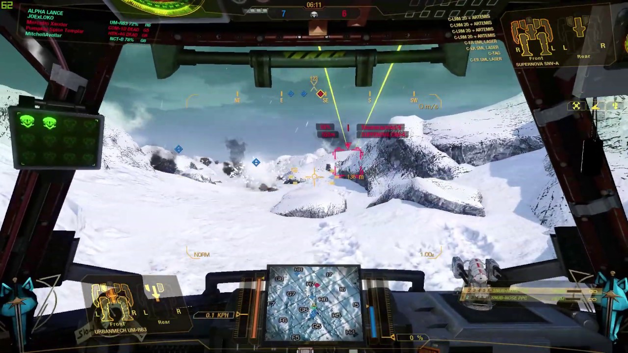 Snub Nose PPC Urbanmech double kill. - YouTube