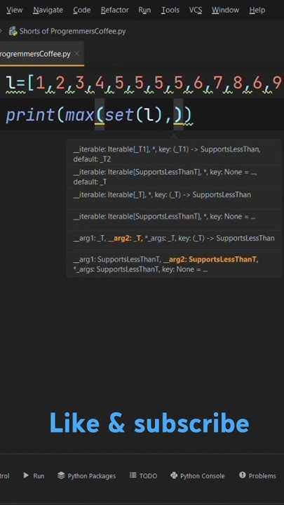 The Most Frequent element #python #coding #programming #shorts #shortvideo #shortsfeed # ...