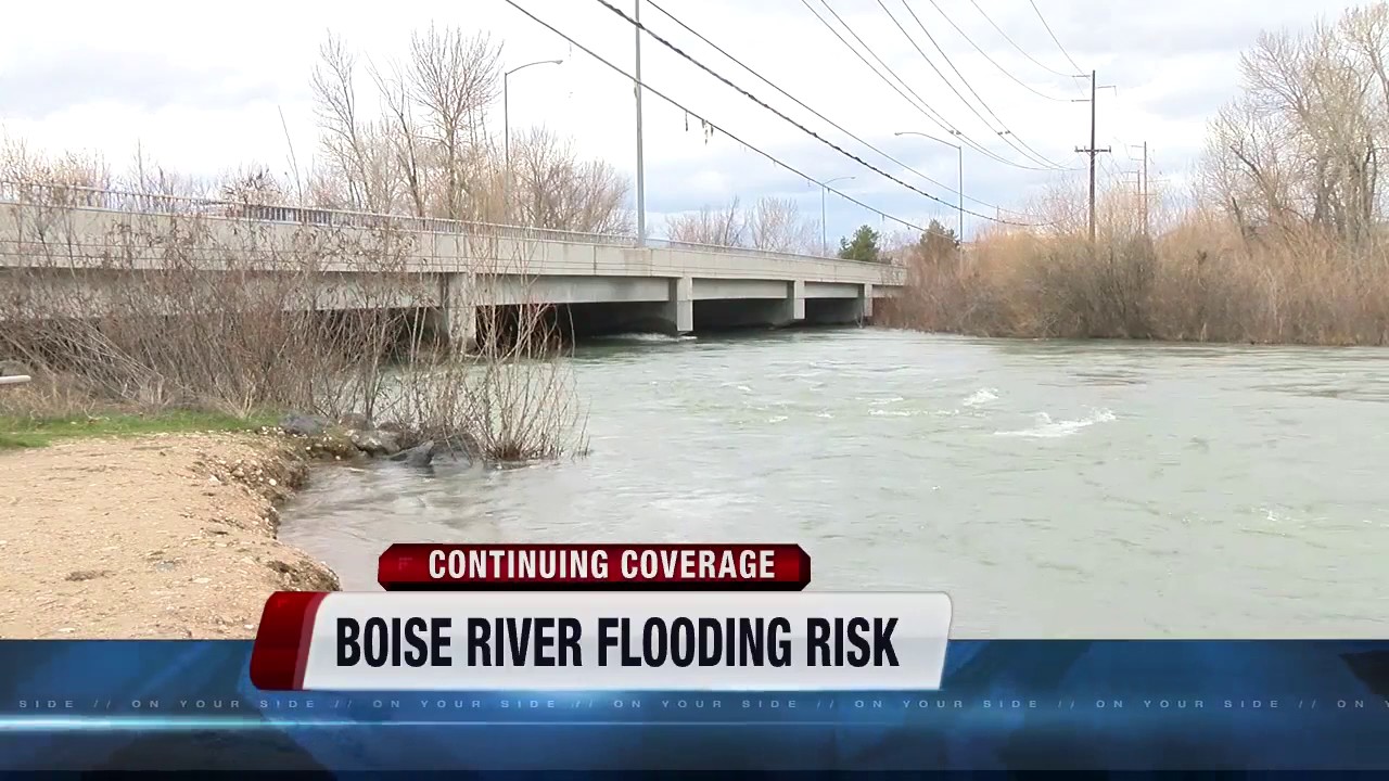 Greenbelt Flooding along Boise River - YouTube