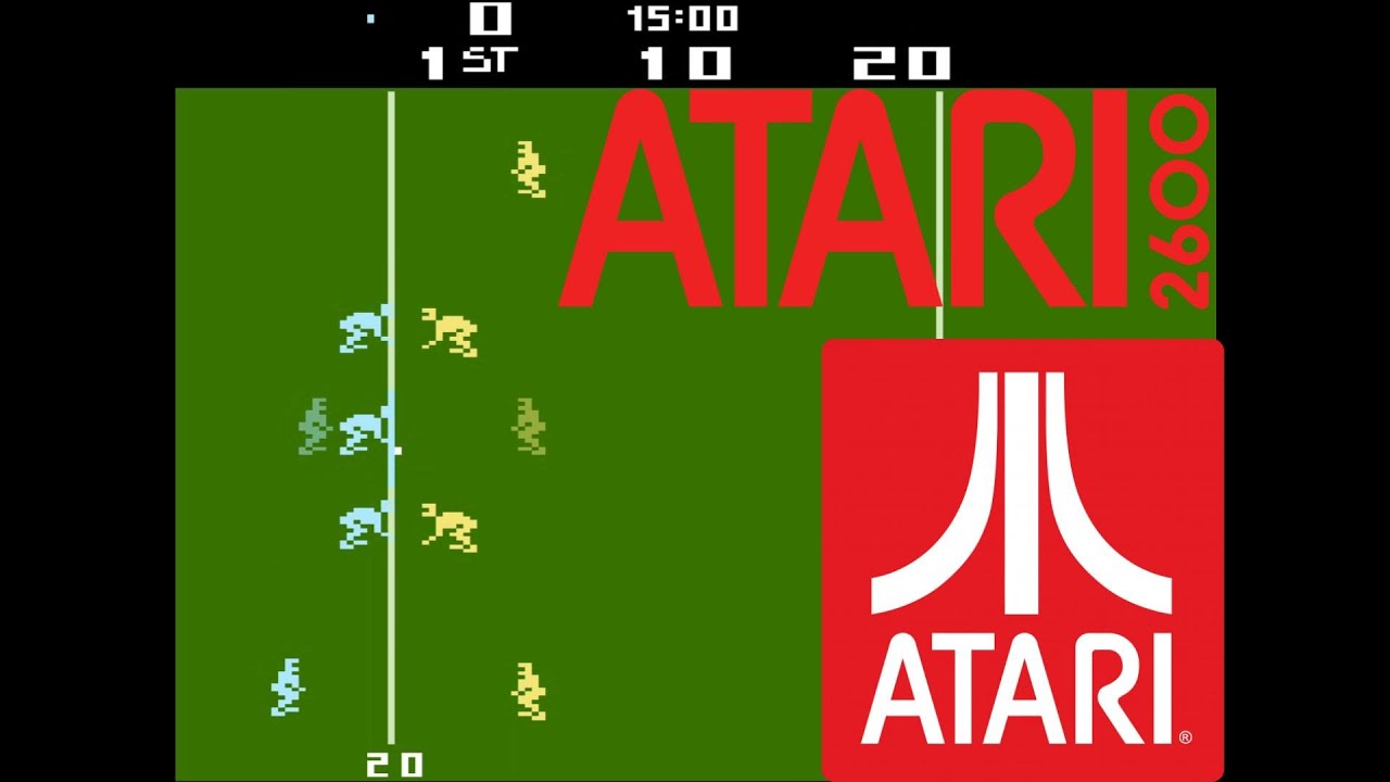[Atari 2600] RealSports Football - Touchdown! Atari 2600, 1982. - YouTube